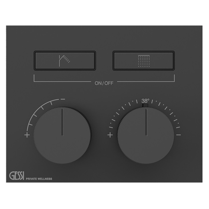 Смеситель для душа Gessi Hi-Fi Compact термостатический, до 2 функций ...